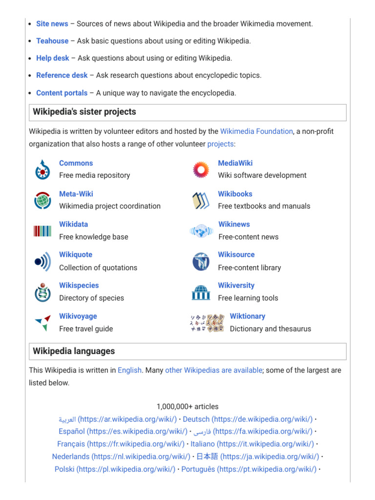 Wikipedia, The Free Encyclopedia (1) - 4 | PDF