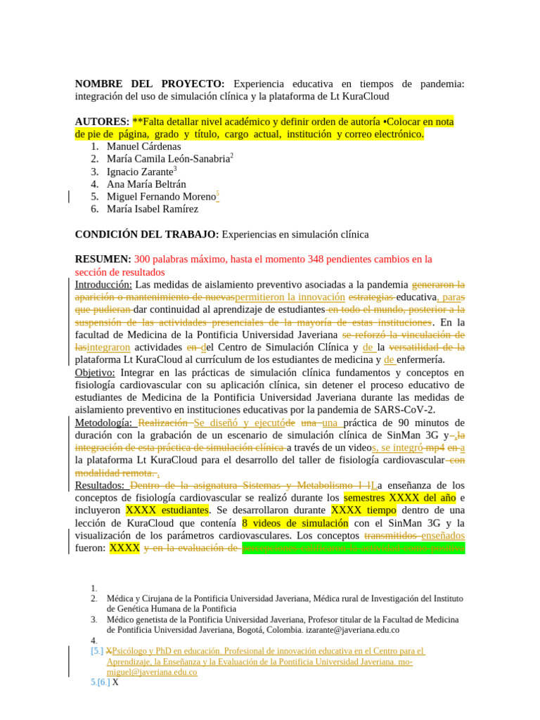 Ponencia Congreso Simulación - RMM | PDF | Aprendizaje | Enseñando