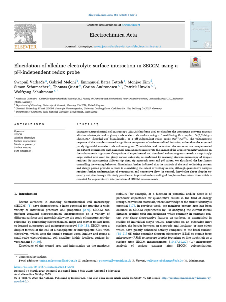 Varhade Et Al. - 2023 - Elucidation of Alkaline Electrolyte-surface ...