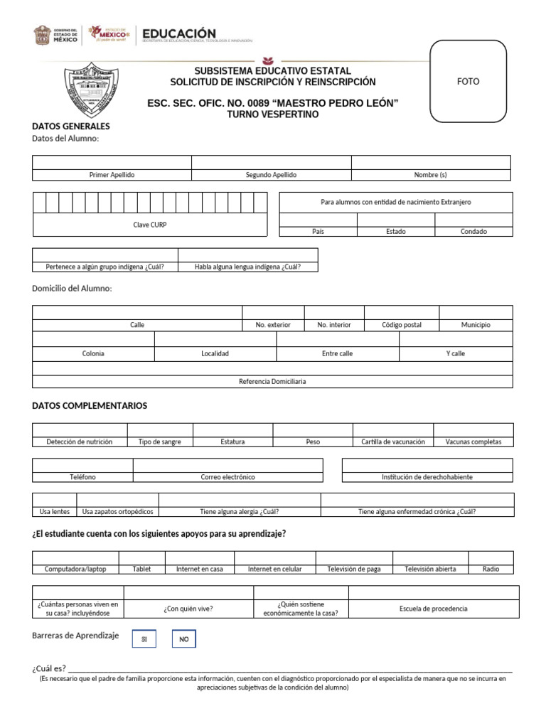 Hojas de Inscripciones Sipce | PDF