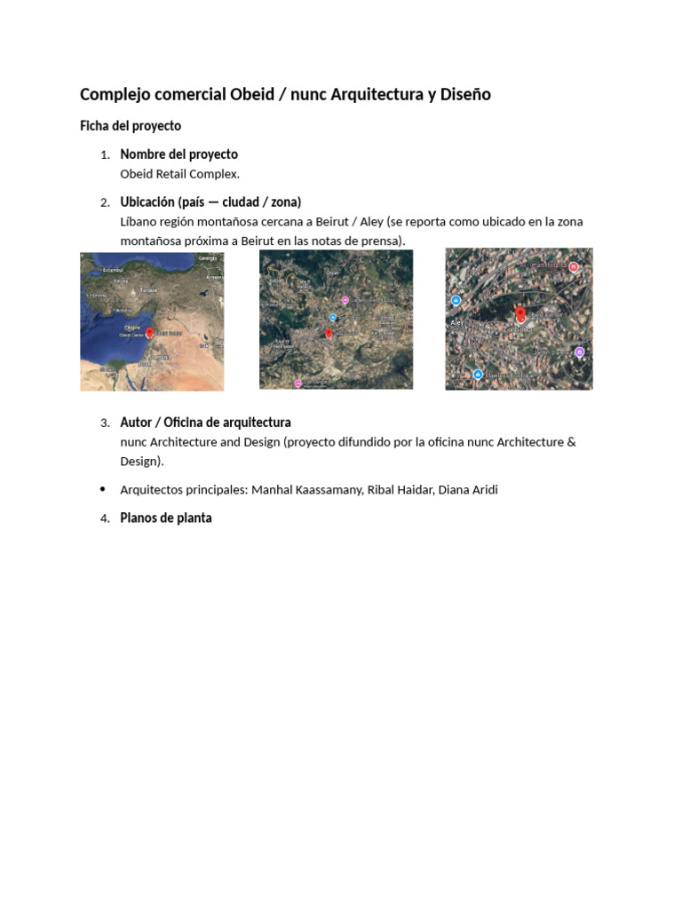 Complejo Comercial Obeid | PDF