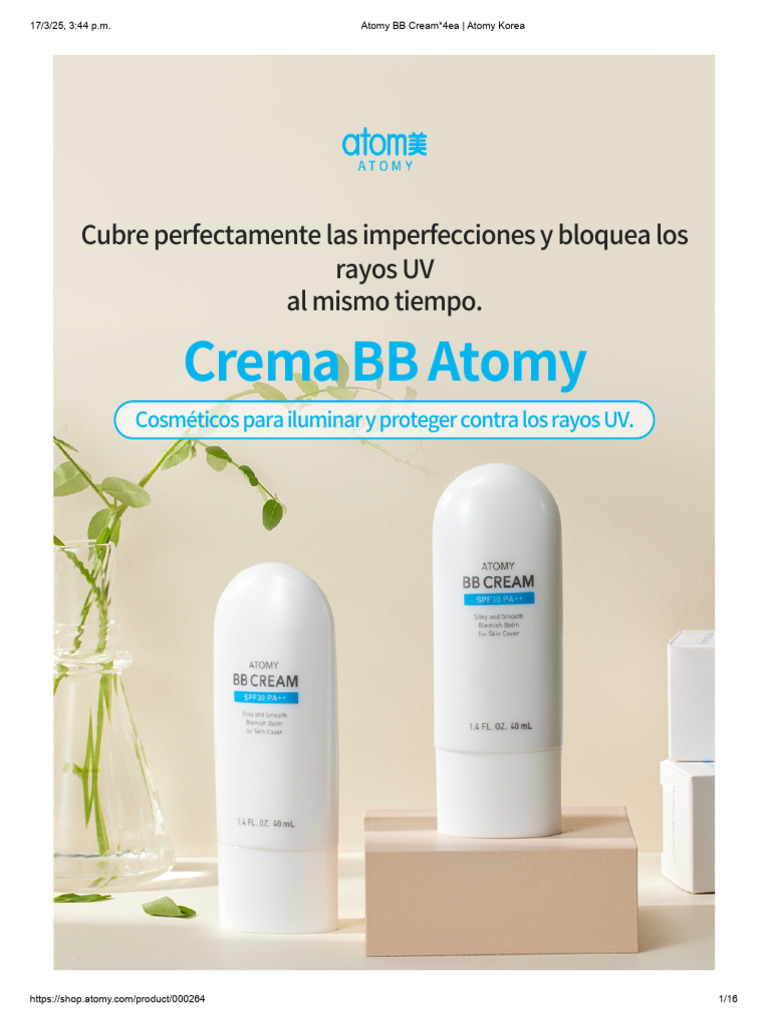 Atomy BB Cream - 4ea - Atomy Korea | PDF