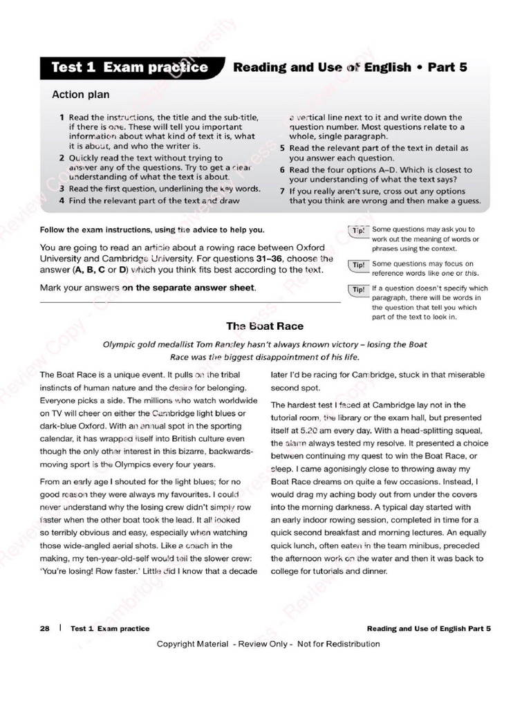 FCE First Trainer 2-29 | PDF
