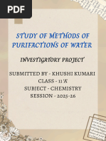 The 5 Different Types of Water Purification Methods | PDF | Water ...