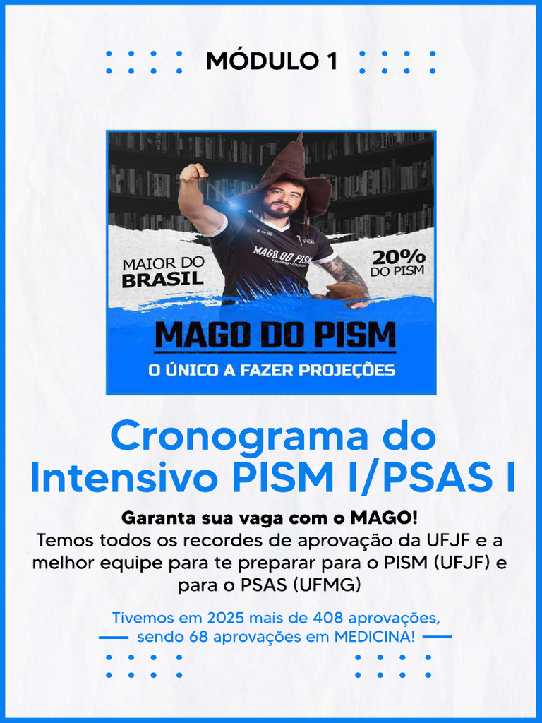 Curso Intensivo para PISM e PSAS 2025 | PDF