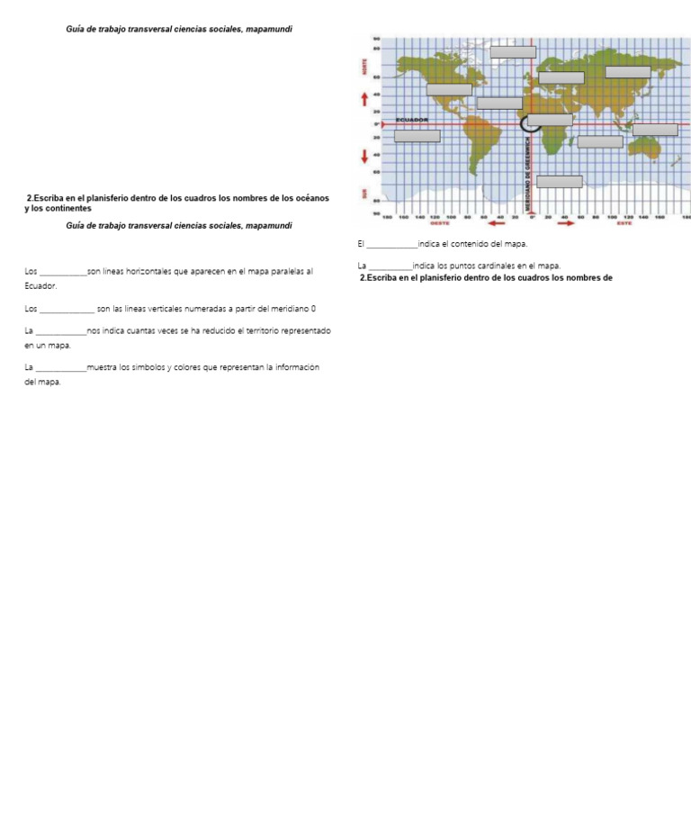 Mapa Mundi (2) Es Una Guía de Mapa Mundi | PDF