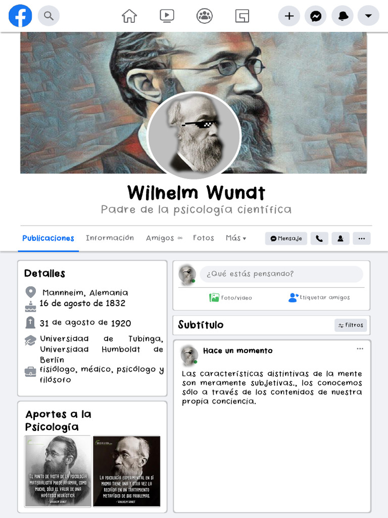 Wilhelm Wundt: Fundador de la Psicología | PDF | Ciencia cognitiva ...