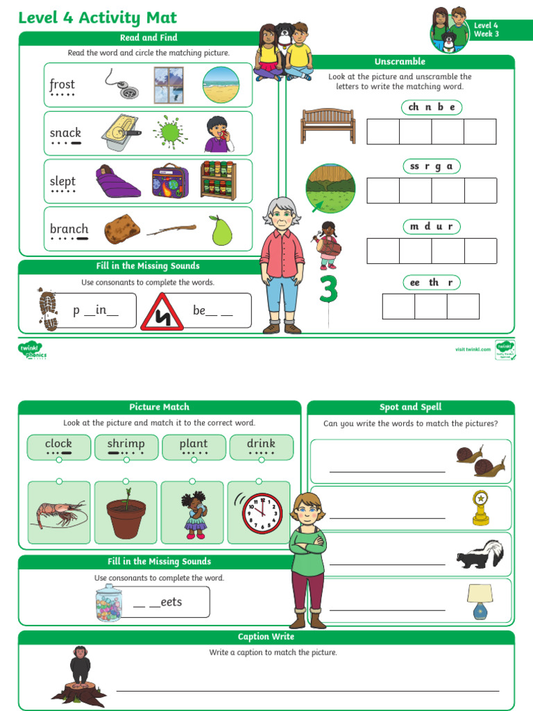 T e 1743188229 Level 4 Week 3 Activity Mat Ver 1 | PDF | Linguistics ...