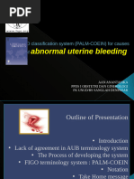 FIGO 2018 AUB Classification Update | PDF | Mammal Female Reproductive System | Gynaecology