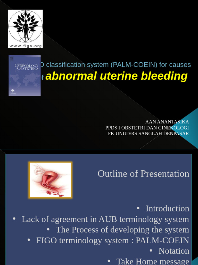 Palm Coein AUB Ikalogi | PDF | Gynaecologic Disorders | Clinical Medicine