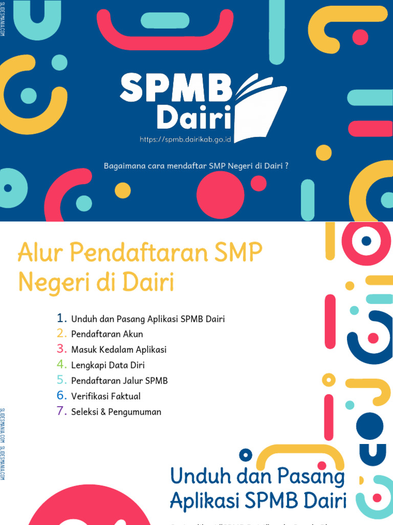 Panduan Pendaftaran SPMB Dairi 2025 | PDF