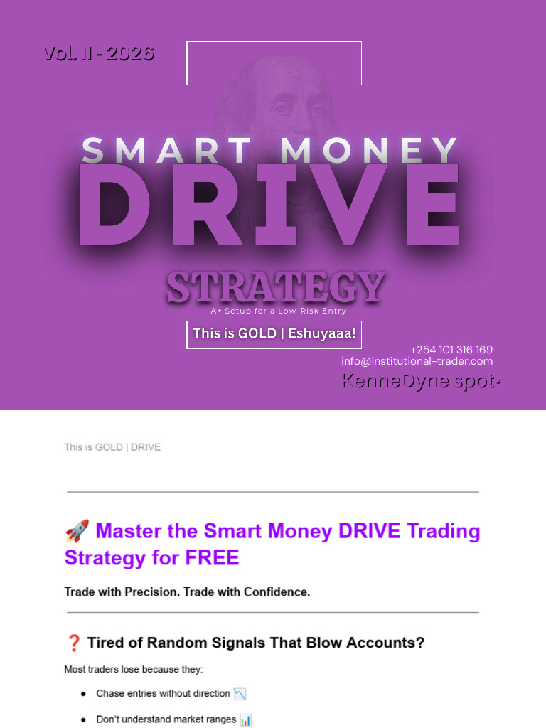 Smart Money DRIVE Trading Strategy | PDF | Day Trading | Investing