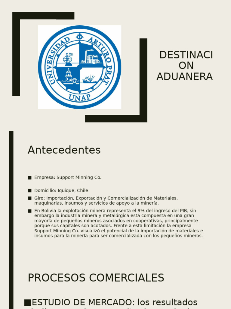 Destinacion Aduanera | PDF | Economias