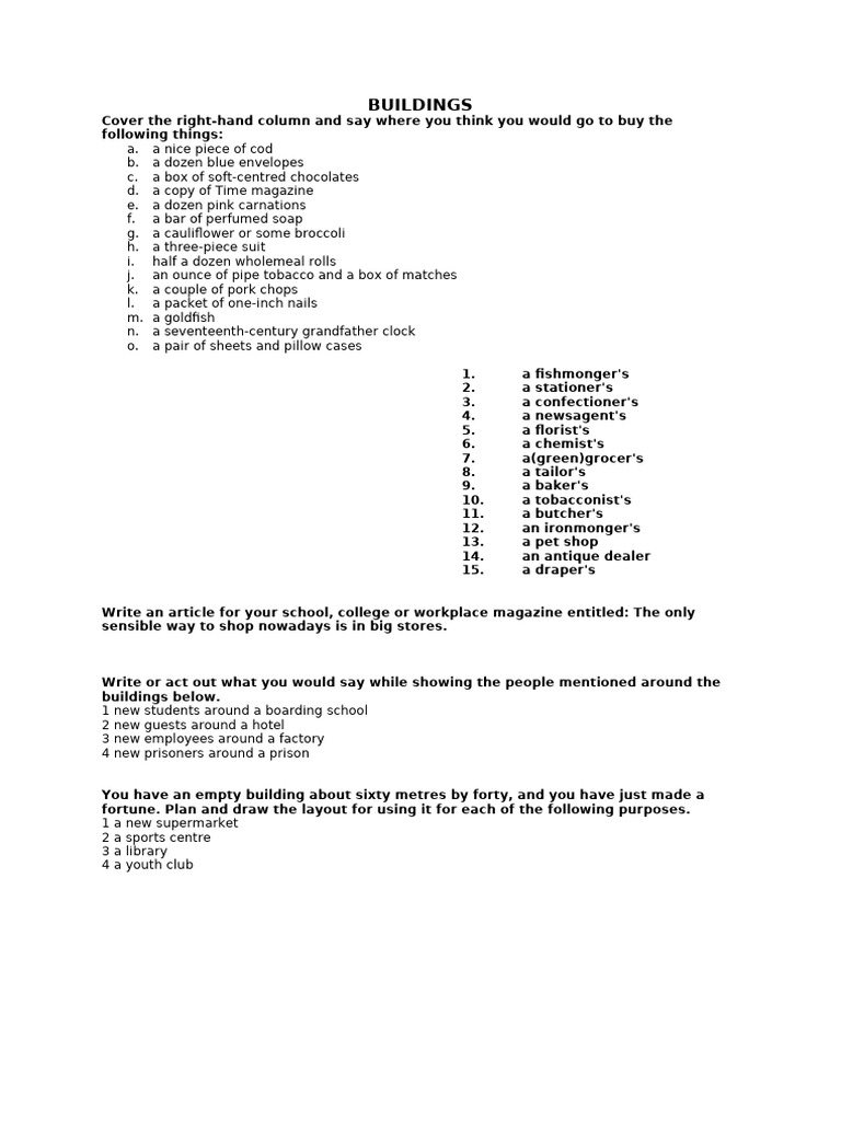 Shopping Guide for Everyday Items | PDF