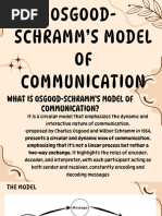 Osgood-Schramm Model of Communication | PDF