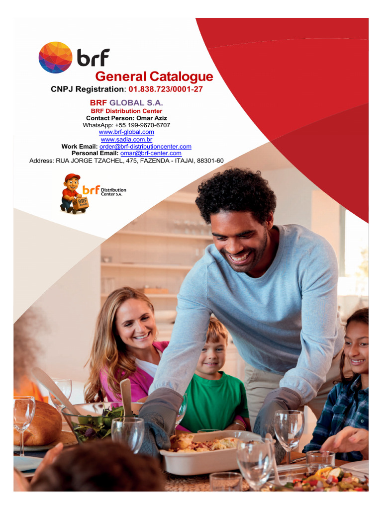 BRF SA. General Catalogue – Sadia, Perdigão & Perdix | PDF | Hamburgers | Pizza
