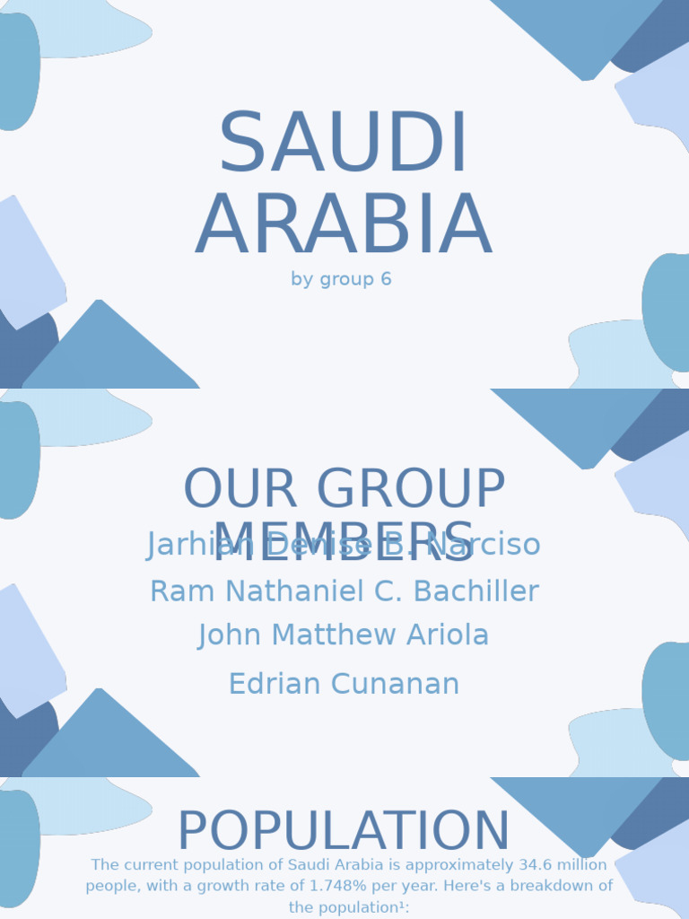 Overview of Saudi Arabia's Culture and Population | PDF | Saudi Arabia