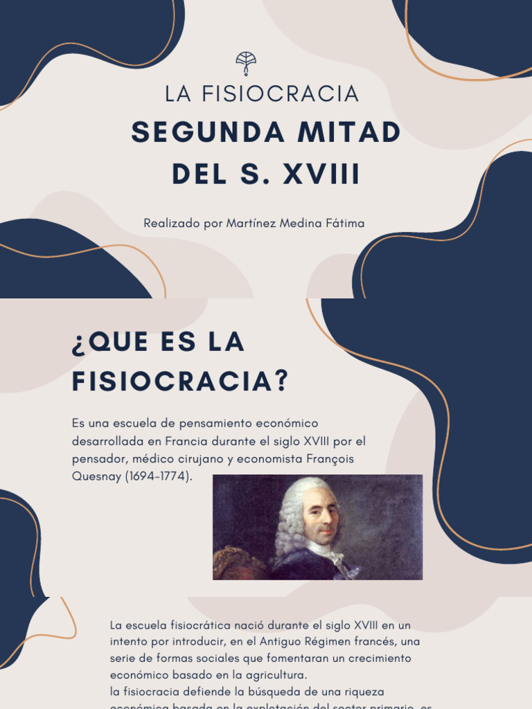 Fisiocracia: Conceptos y Representantes | PDF | Ciencias económicas ...