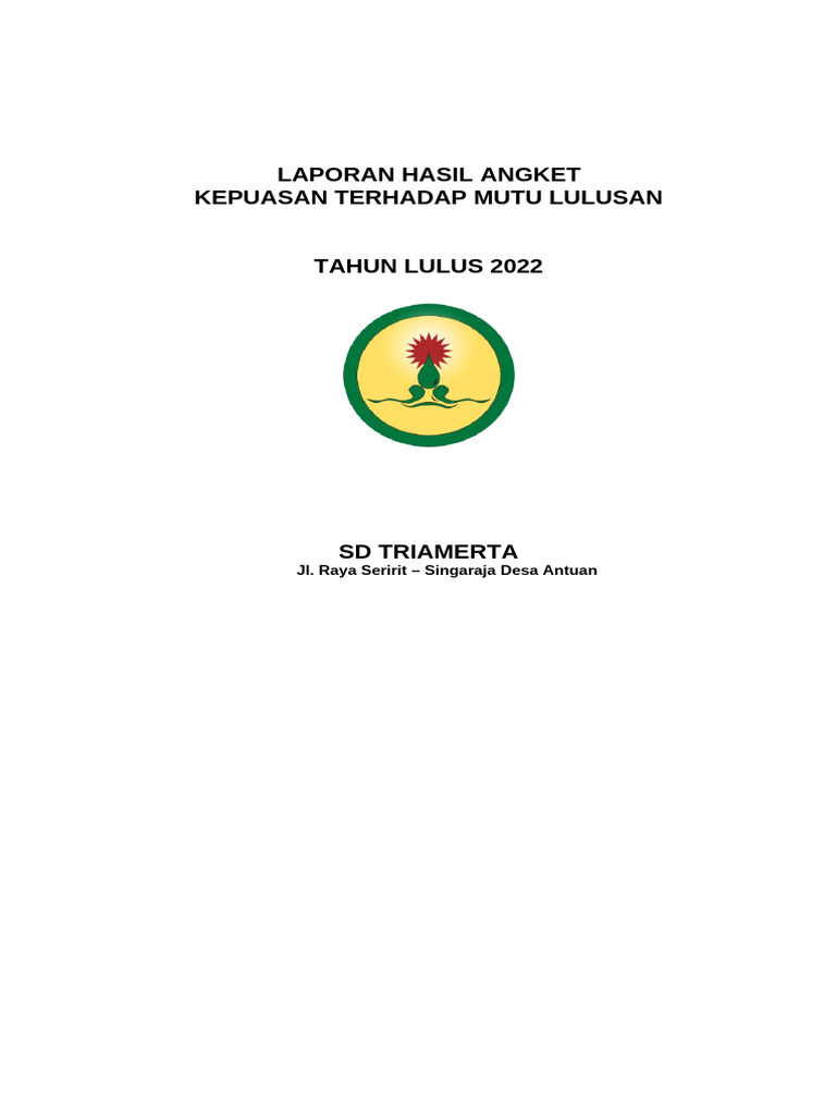 1.11. Laporan Hasil Angket | PDF