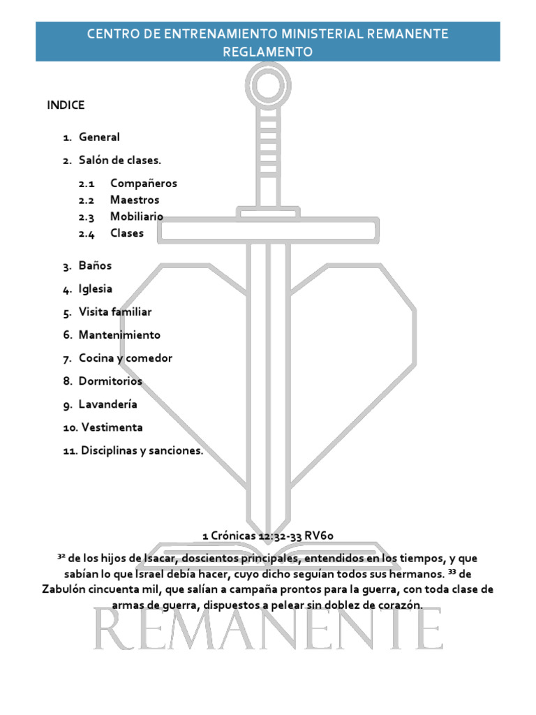 Reglamento General | PDF
