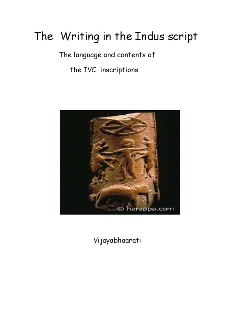 The Writing in The Indus Script | PDF | Social Science | Religion ...