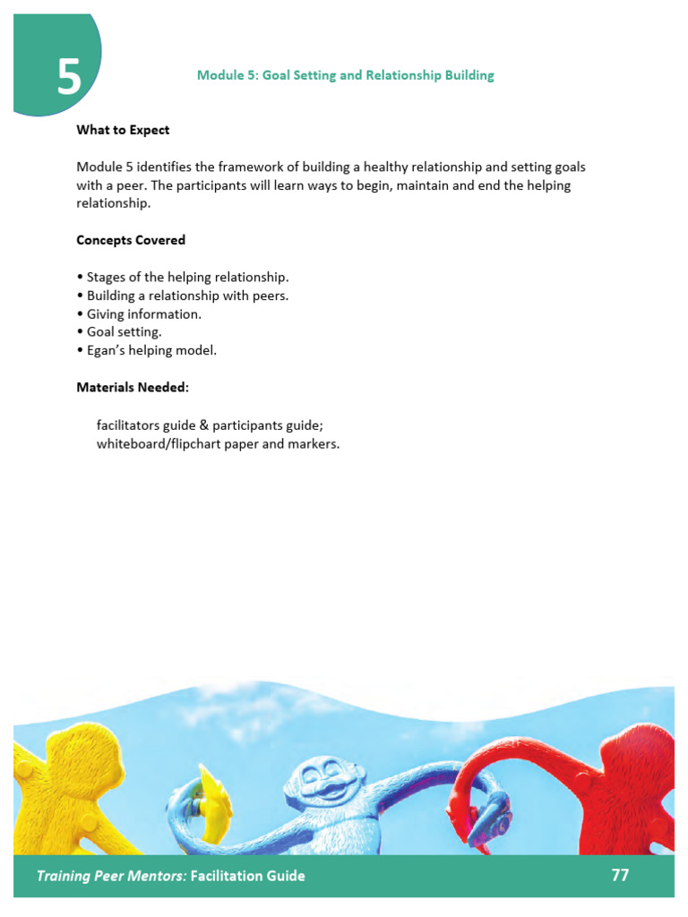 Peer Mentoring: Goal Setting Guide | PDF | Mentorship | Psychology