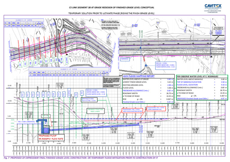 C5 Link Segment 3B Grade Redesign Plan | PDF | Geomorphology | Hydrography
