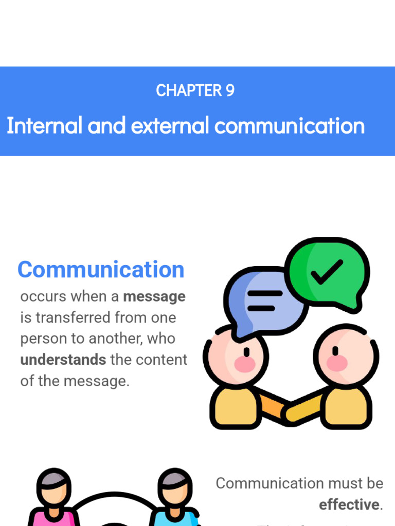Types of Internal and External Communication | PDF | Communication ...