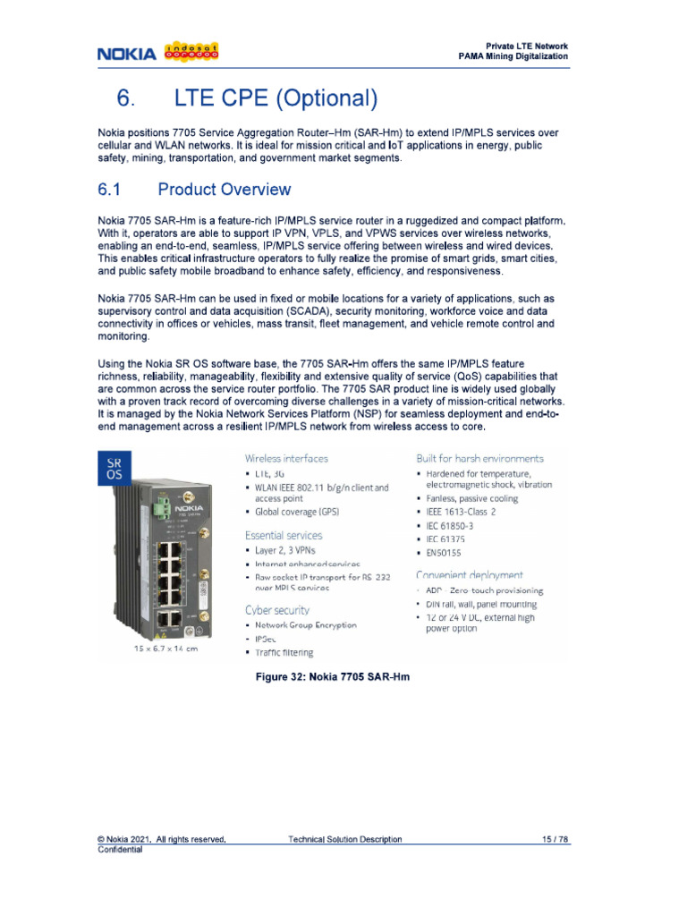 Nokia 7705 Sar-Hm | PDF