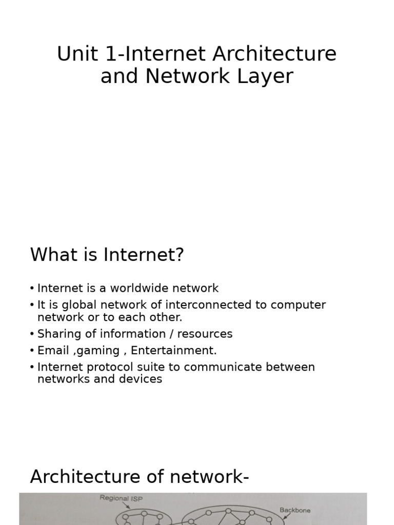 Internet Architecture Overview | PDF | Computer Network | Ip Address