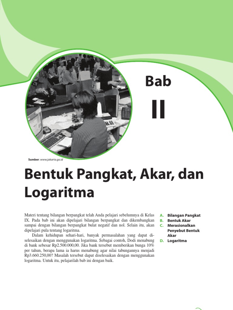 Log Pangkat Akar | PDF