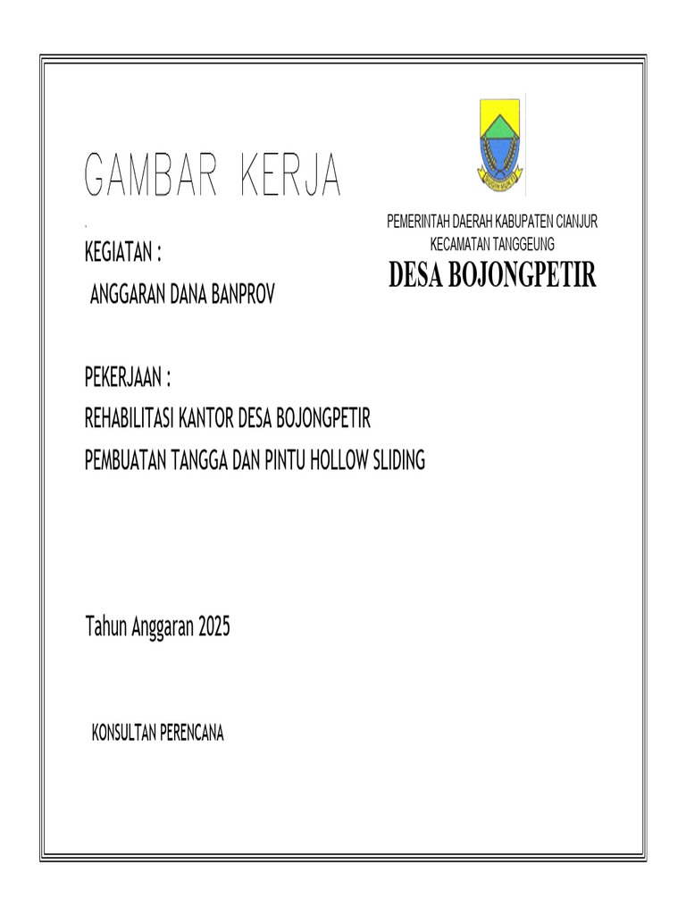 1rehab Kantor Desa-Model | PDF