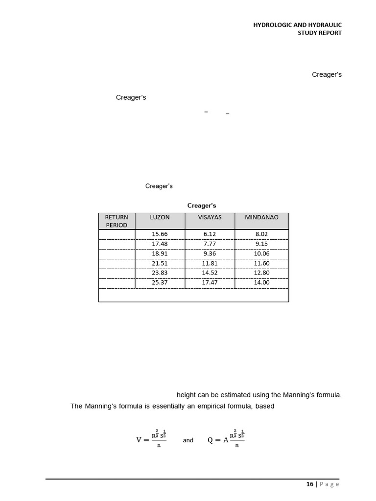 Hydrology Open Channel | PDF | Discharge (Hydrology) | Flood