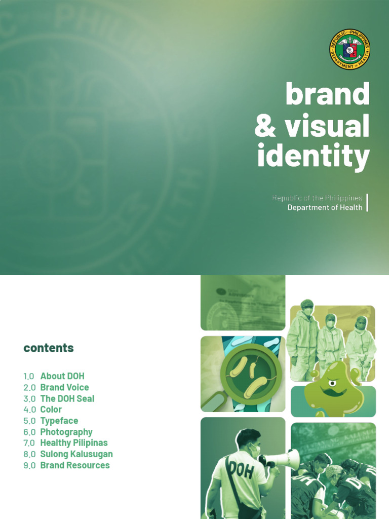 (DOH) Brand & Visual Identity 2023 (020123) | PDF | Typefaces | Logos