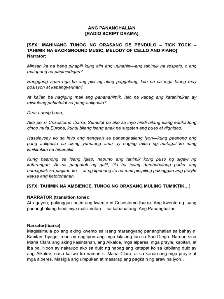 Ang Pananghalian | PDF
