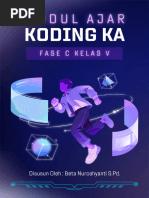 Modul Ajar Koding Dan KA Berpikir Komputasional Kelas 5 SD | PDF