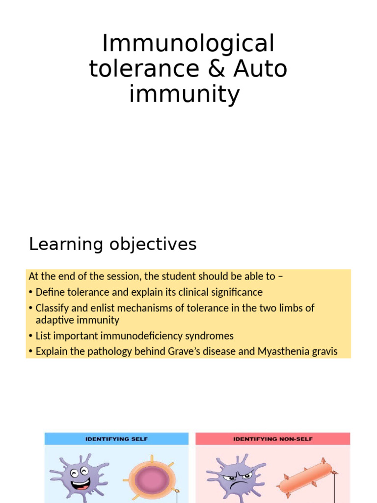 Immunological Tolerance | PDF | Immune Tolerance | T Cell