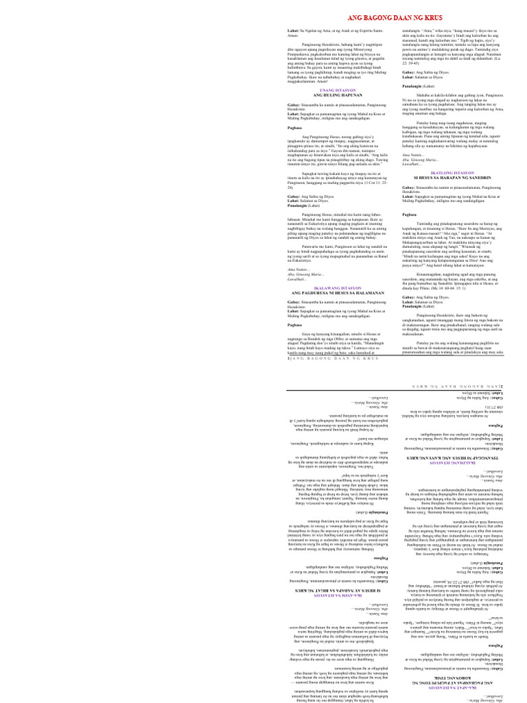 ANG - BAGONG - DAAN - NG - KRUS - Booklet | PDF