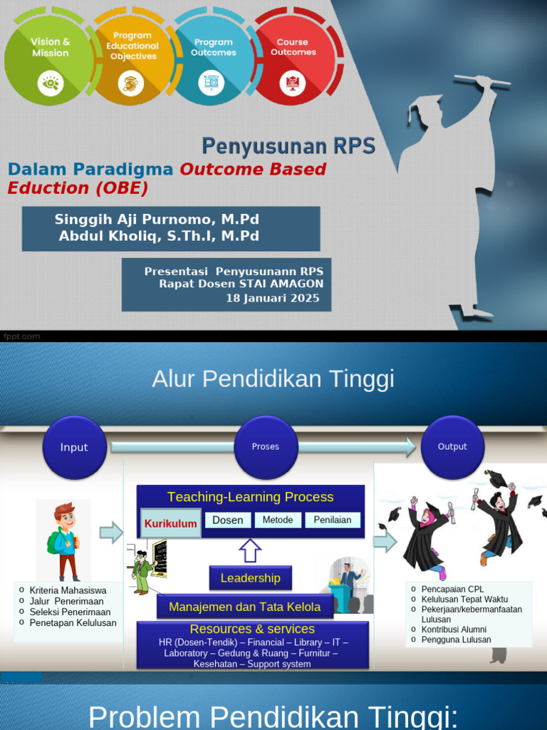 Presentasi Menyusun RPS Berbasis OBE | PDF
