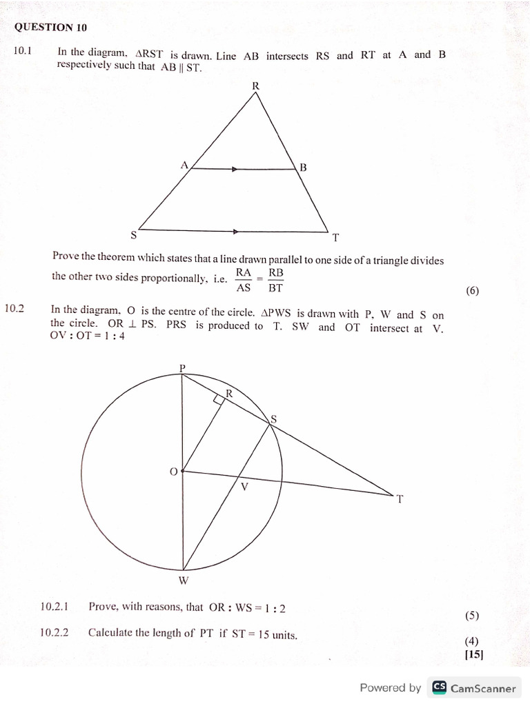 Proportionality Revision | PDF