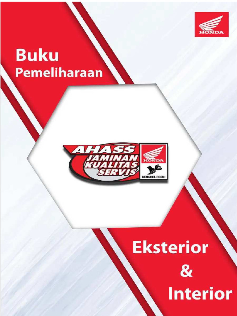 Pemeliharaan Eksterior dan Interior AHASS | PDF