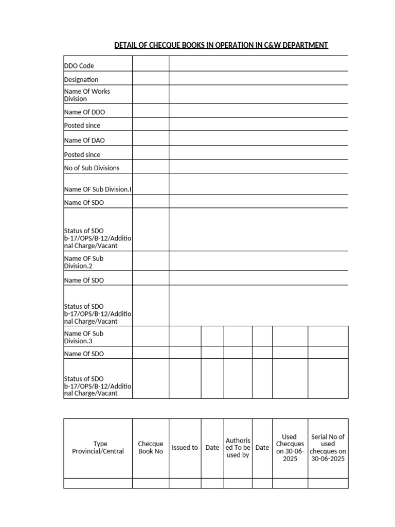 Proforma - Provision of Information 222 | PDF | Cheque | Voucher
