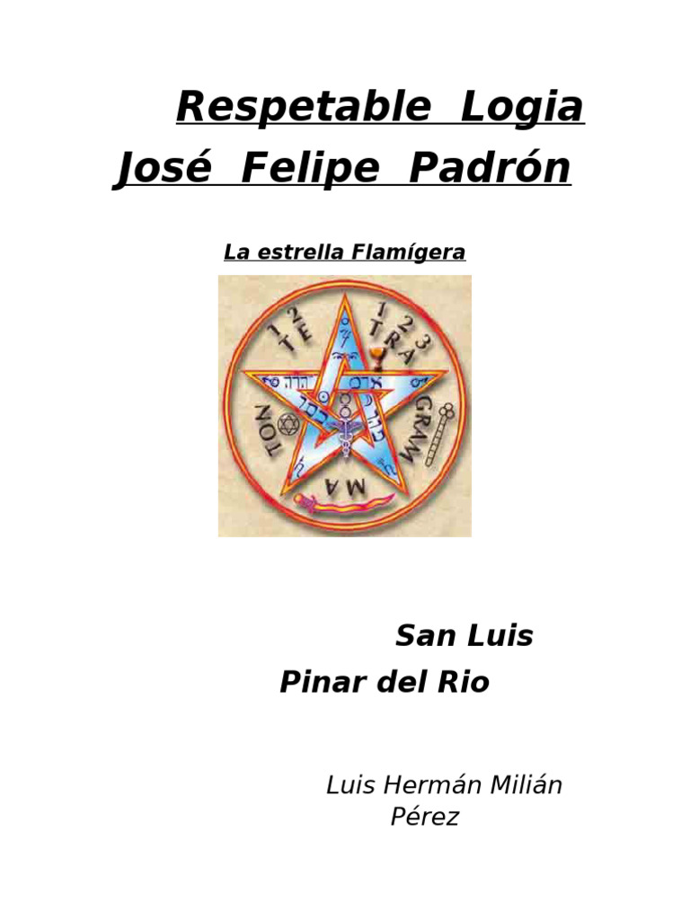 La Estrella Flamígera | PDF | Masonería | Alquimia