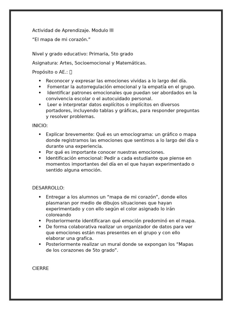 El Mapa de Mi Corazon | PDF