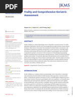 Rockwood Clinical Frailty Scale Overview | PDF