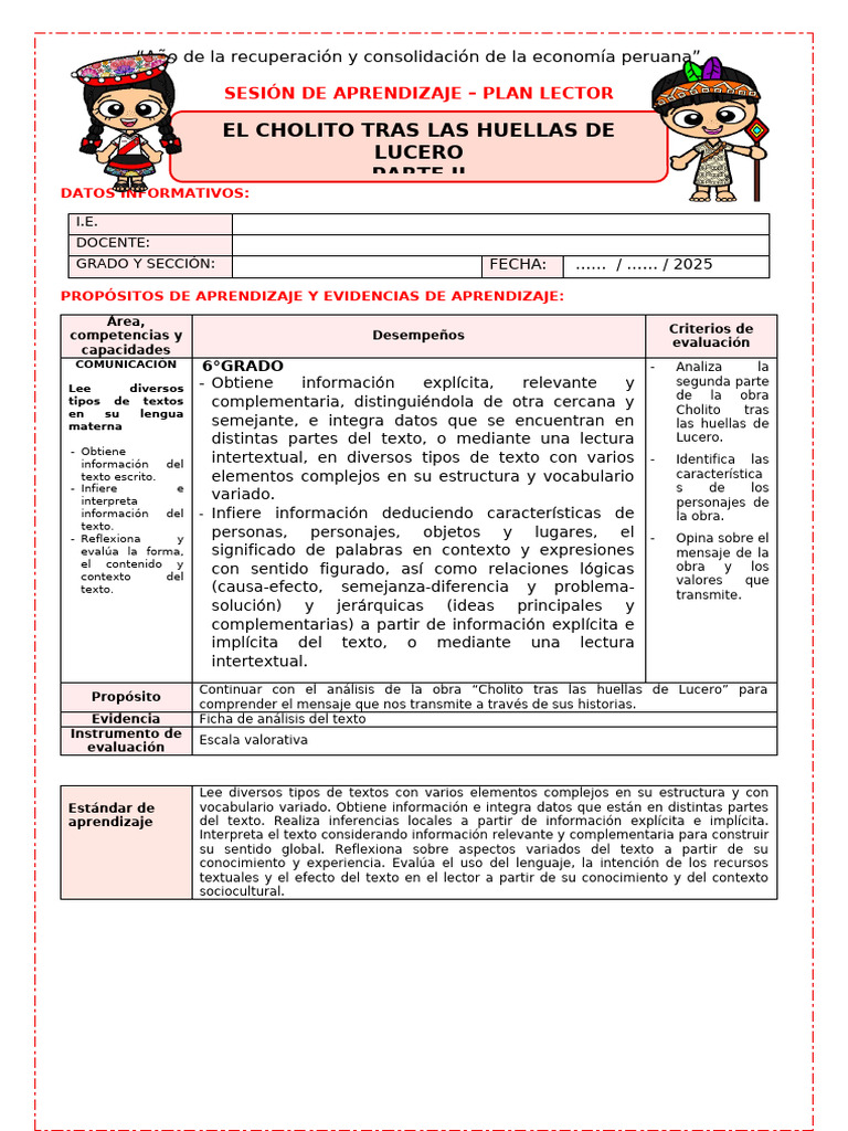 Análisis de Cholito: Huellas y Lecciones | PDF | Aprendizaje | Información