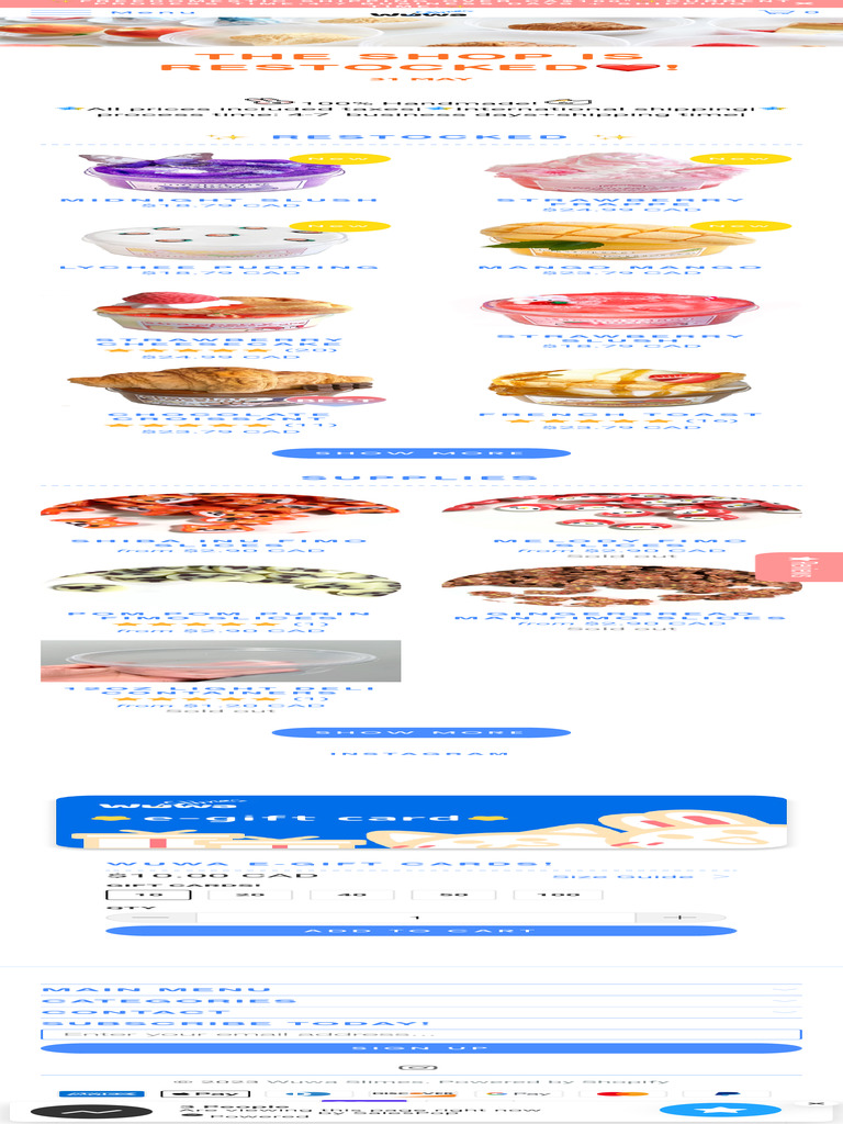 Wuwa Slimes Restock Announcement | PDF