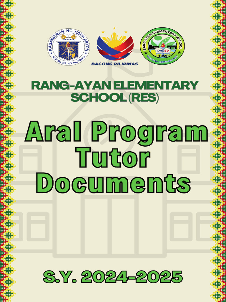 Aral Program Tutor Front Page | PDF