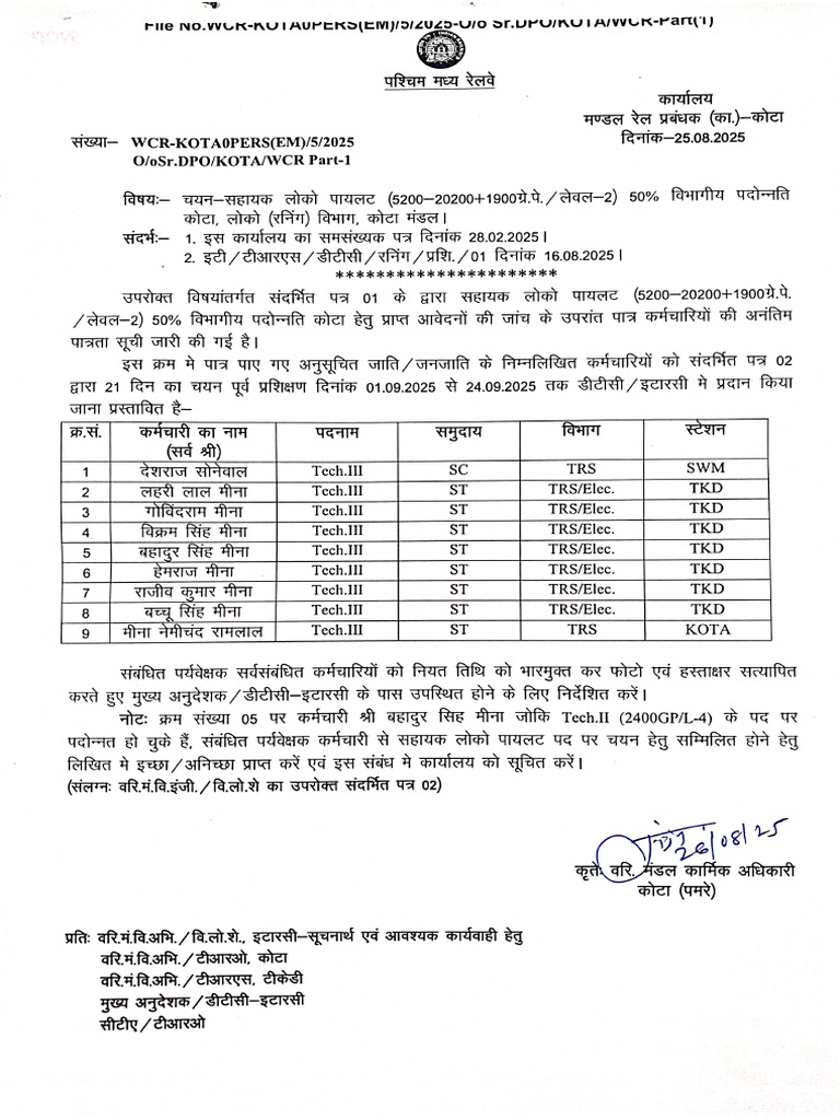 Pre Promotional Training ALP | PDF