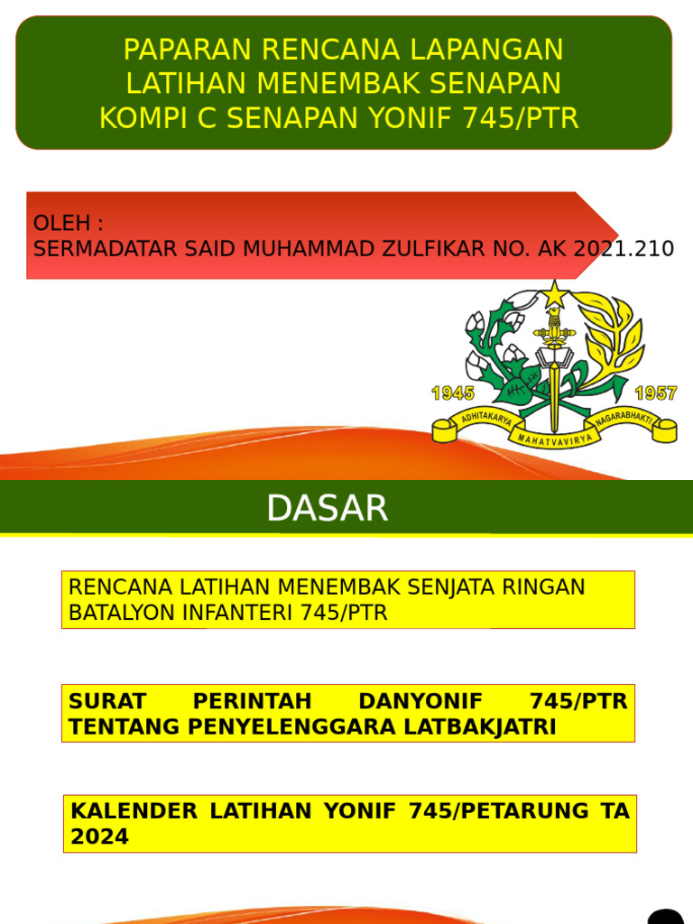 Paparan Renlap Bak Said | PDF
